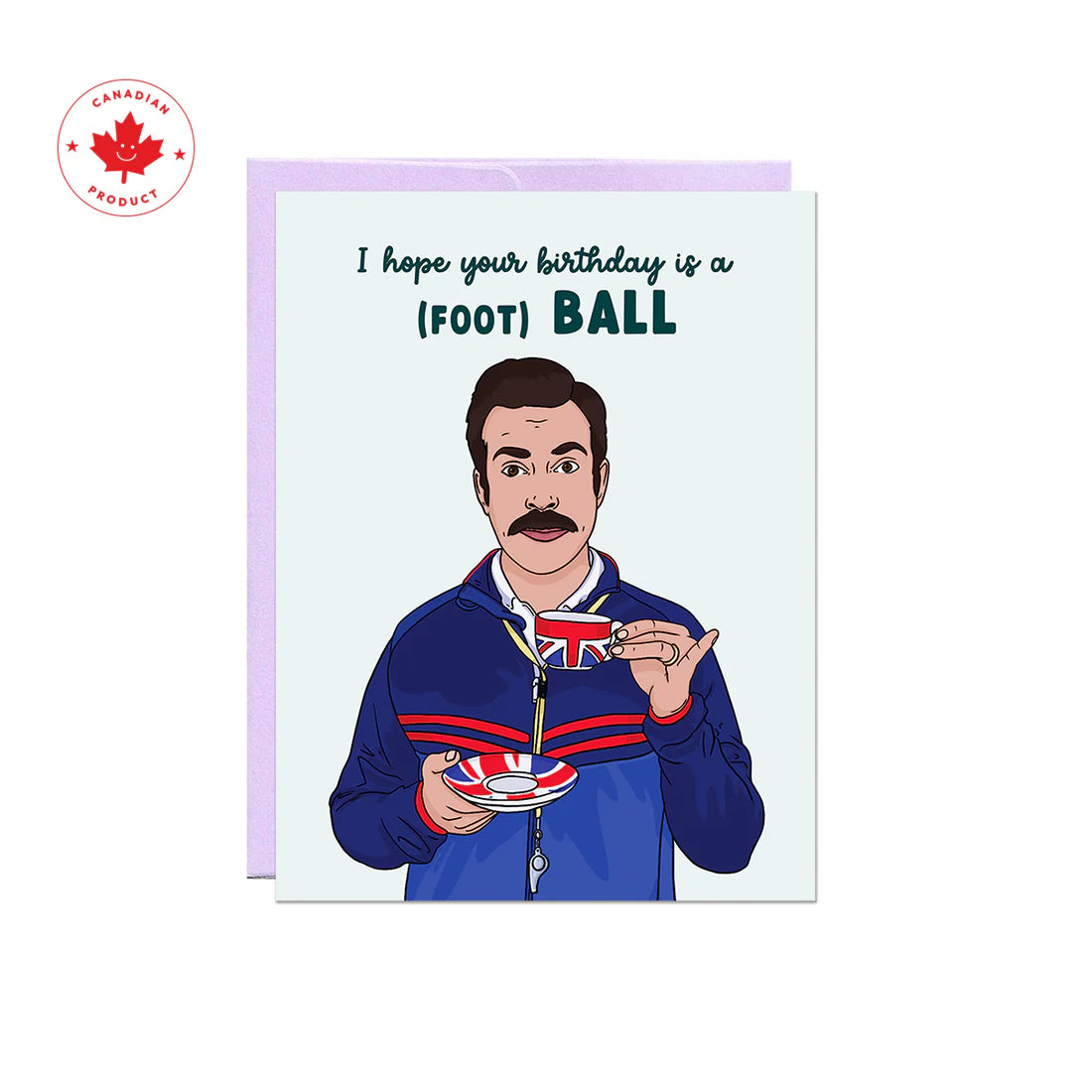 Ted Football birthday card w/ envelope – Make It Artfull