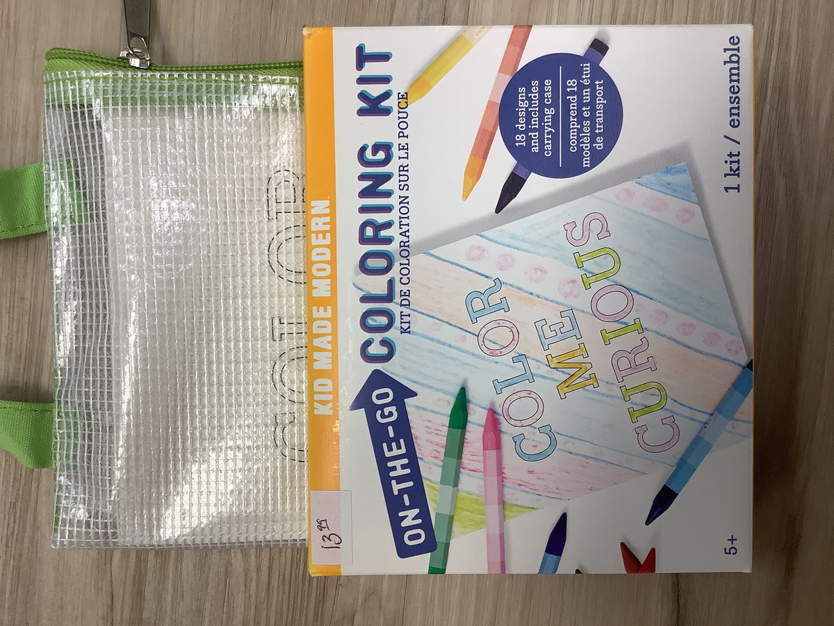 Kid Made Modern On-the-go Coloring Kit – Make It Artfull